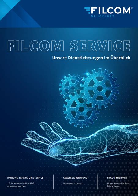 FILCOM Servicebroschüre