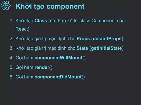 React Js Component Specs And Lifecycle Pptx