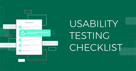 Usability Testing Checklist To Evaluate Product Usability