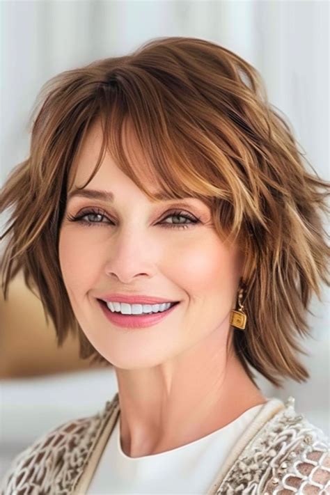 33 Trending Short Shag Hairstyles For Women Over 50 To Try In 2024