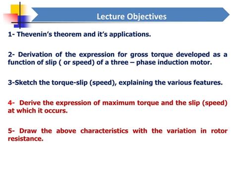 Third Lecture Of A Three Phase Induction Machine Ppt