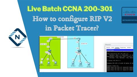 10 RIP Version 2 Basic Lab In Cisco Packet Tracer Networkforyou CCNA YouTube