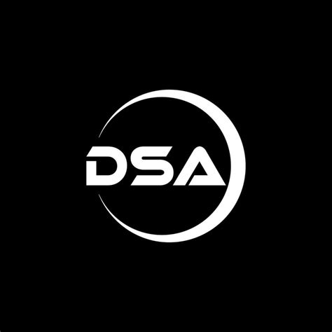 dsa letra logo diseño en ilustración vector logo caligrafía diseños para logo póster