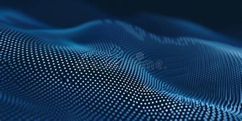 Abstract 3d Blue Wave Background Connection Dots Structure Polygonal Abstract Background