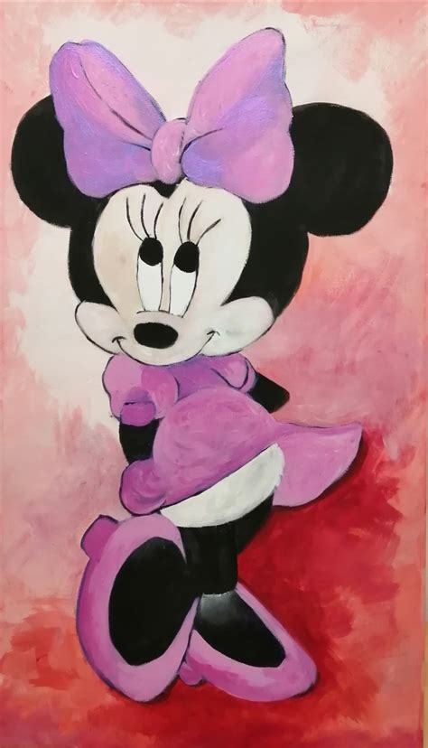 Minnie Mouse Painting By M Mast Mmast Artmajeur By Yourart