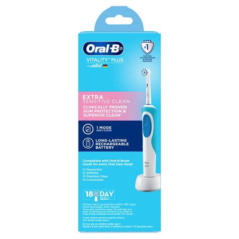 Buy Oral B Vitality Electric Toothbrush Extra Sensitive Online At Chemist Warehouse