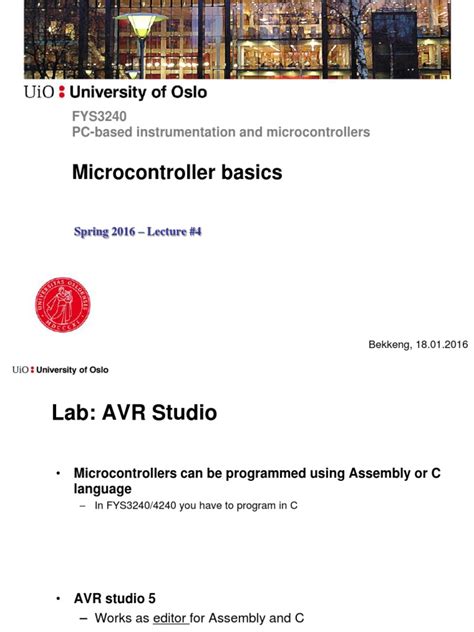 Microcontroller Basics Pdf Electronic Design Electrical Engineering