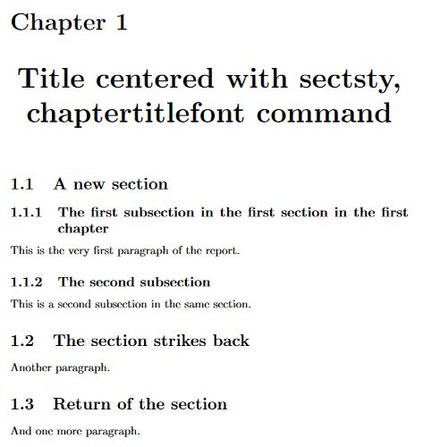 how to center titles in latex baeldung on computer science