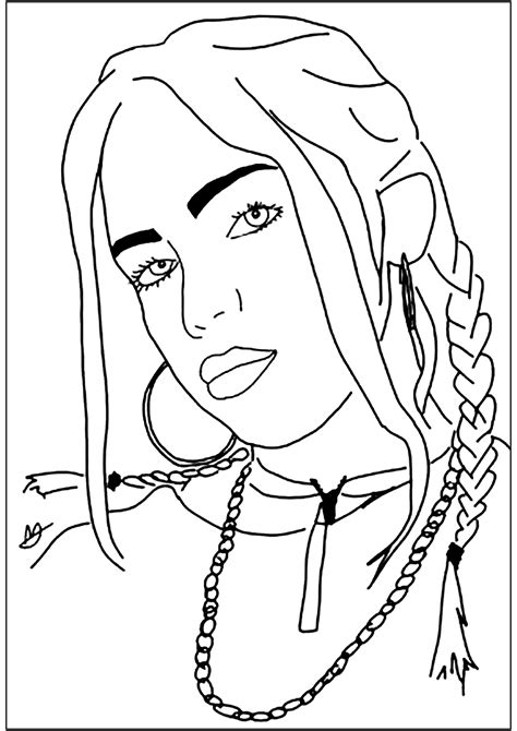 Famous Singer Coloring Pages