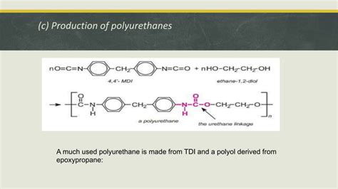Polyurethane Structuretypespropertiespreparationapplication Pptx