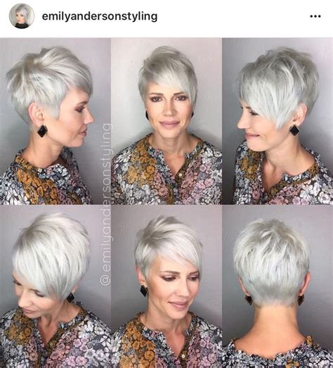 Short Grey Hair Short Hair Cuts Pixie Hairstyles