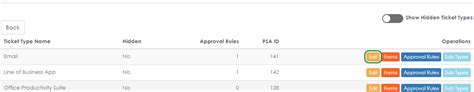 hide ticket types support portal