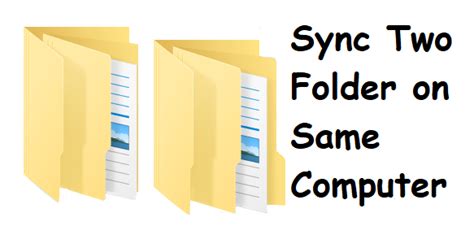 How To Sync Two Folders On Same Computer 2 Ways