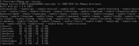 Ffmpeg 的基本使用ffmpegexe在哪里 Csdn博客