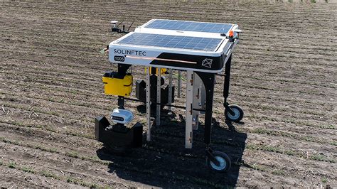 Solinftec Testing Weed Killing Robot Inside Indiana Business