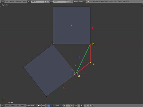 How To Extend An Edge And To Make It Intersect Another Edge Rblender