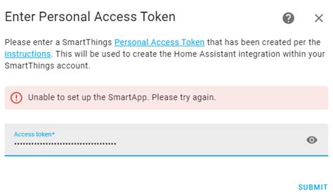 Smartthings Unable To Set Up The SmartApp Third Party Integrations Home Assistant Community