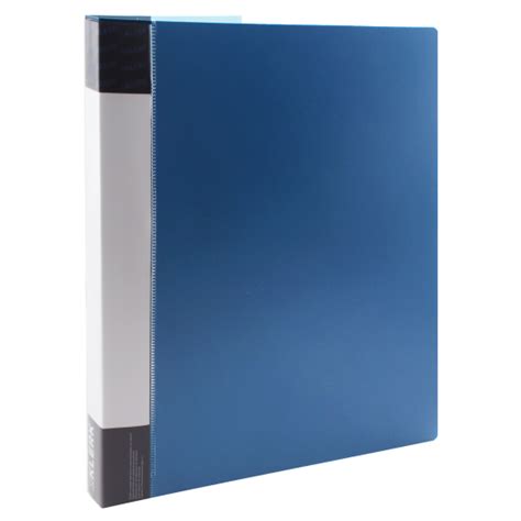 Папка на кольцах А4 пластик ширина корешка 25 мм 2 кольца внутренний карман сменная