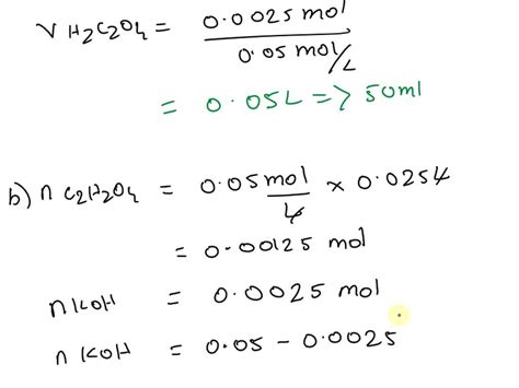 Solved Consider The Titration Curve Below For The Titration Of Oxalic