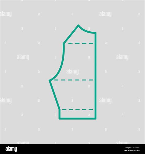 Sewing Pattern Icon Gray Background With Green Vector Illustration Stock Vector Image And Art