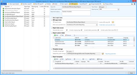SSRS Report Examples Docentric AX