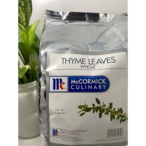Mccormick Thyme Leaves Whole 400g Shopee Philippines