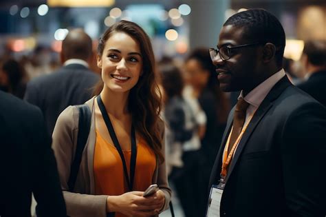 premium ai image photo of multicultural colleagues networking at a