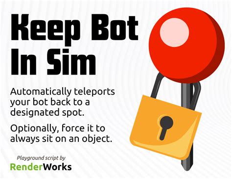 Keep Bot In Sim Store Smartbots Second Life Bot Hosting And Group Tools