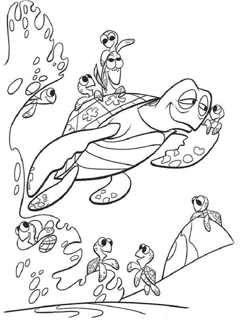 Crush And Squirt Coloring Pages