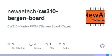 Github Newaetechcw310 Bergen Board Cw310 Kintex Fpga Bergen
