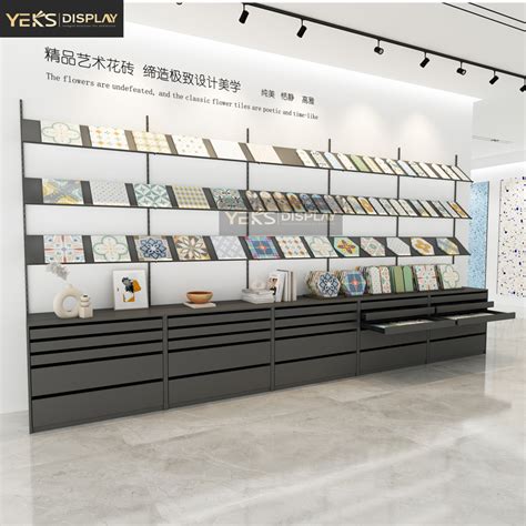 Tile Combination Counter Display Rack Retailer Yeks