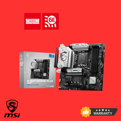 Jual Msi Pro B M Gaming Plus Wifi Motherboard Intel Lga Ddr Shopee Indonesia