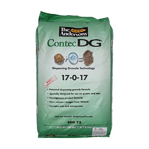 Andersons Fertilizer 17 0 17e Elite Contec Dg 50 Mu 40 Lb Qgcy