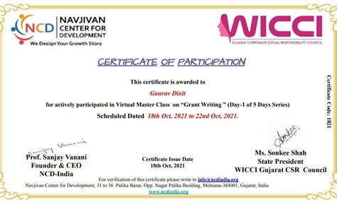 Gaurav Dixit On Linkedin Successfully Completed 5 Days Virtual Course