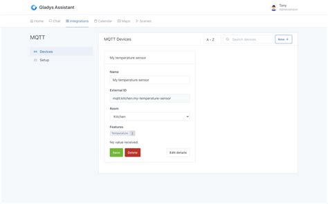 Mqtt Gladys Assistant
