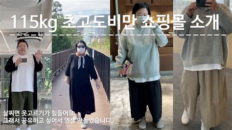 저의 애정하는 빅사이즈 쇼핑몰 소개합니다 Youtube