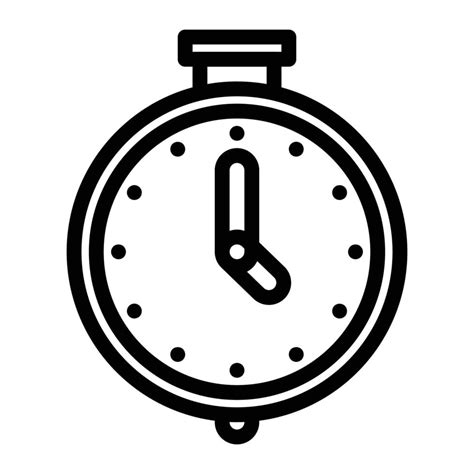 Stopwatch Timer Icon Abstract Sign And Symbol For Template Design Vector Vector Art