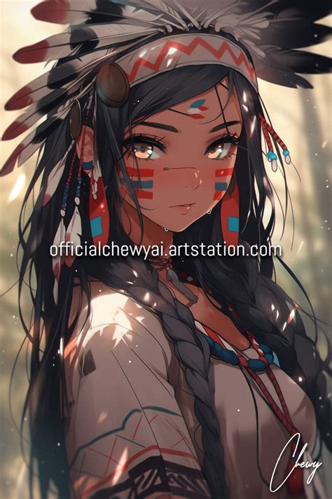 Native American Girl Anime