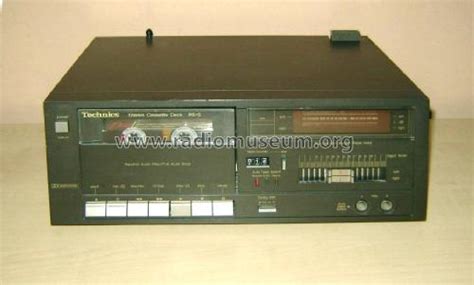 Stereo Cassette Deck RS R Player Technics Brand Build Radiomuseum Org