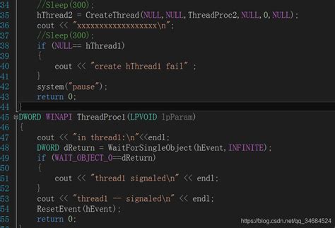 mfc createevent 函数自己理解整理 csdn博客