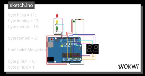 Lampu Penyebrangandafa Wokwi Esp32 Stm32 Arduino Simulator
