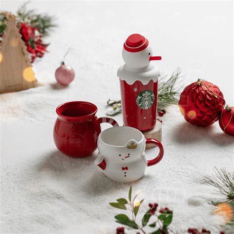 New Starbucks Singapore Christmas Collection Has Snowman Mugs And More