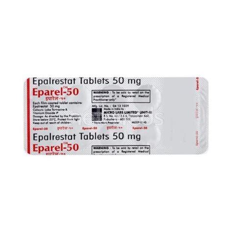 Epalrestat Tablets Specific Drug At Best Price In Jaipur Shri Krishna