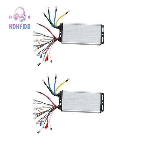 2Pcs 48V 60V 72V 3000W Hub Motor Controller 24Mos MAX80A For Electric Bike E Scooter Motorcycle