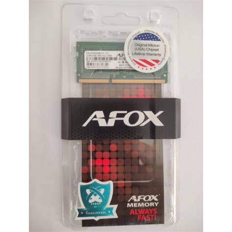 Jual Ram Laptop Sodimm Afox 8gb Ddr3 1600mhz Ram Sodimm 8 Gb Ddr3 Pc 12800 1600 Non L Shopee