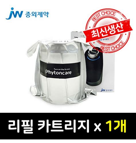 Jw중외제약 피톤케어 피톤치드 차량용 방향제 리필카트리지 2개월사용분 티몬