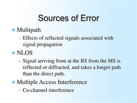 Ppt Overview Of Radiolocation In Cdma Cellular Systems Powerpoint