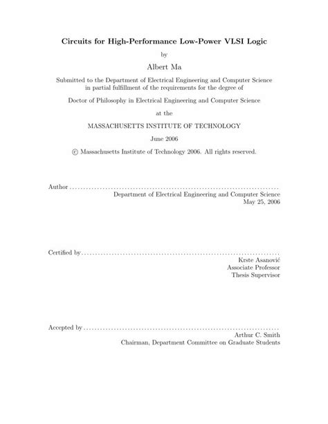 Pdf Circuits For High Performance Low Papersama Phd