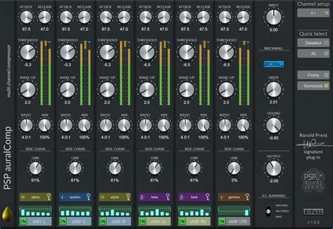 Psp Audioware Auralcomp Compressor Limiter Plug In Sweetwater