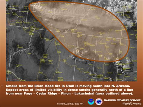 Brian Head Fire Map Shows Scale Of Devastation As Smoke Grips Utah
